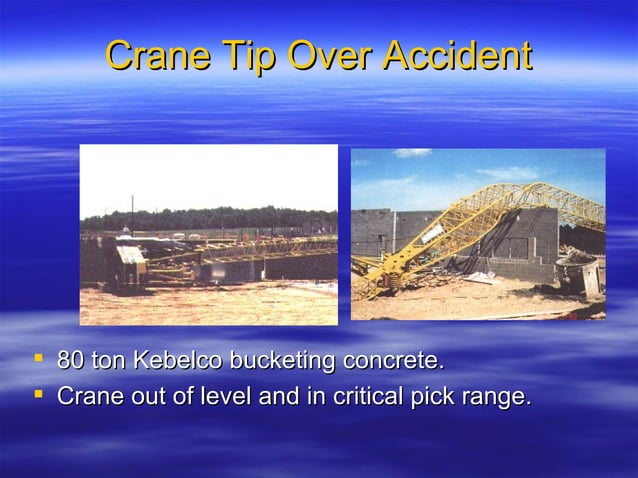 Crane Safety & Rigging | PPT | Injuries | Diseases and Conditions