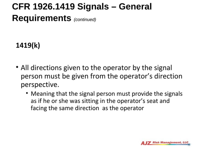 Crane signal-person-training-slides | PPT | Civil Engineering Industry ...