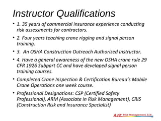 Crane signal-person-training-slides | PPT