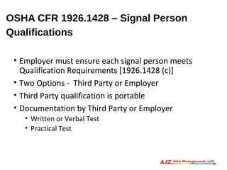 Crane signal-person-training-slides | PPT