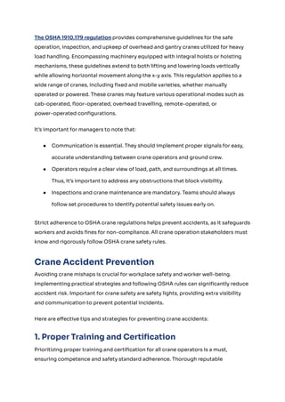 Crane Accident Prevention Guide: Key OSHA Regulations for Safer ...