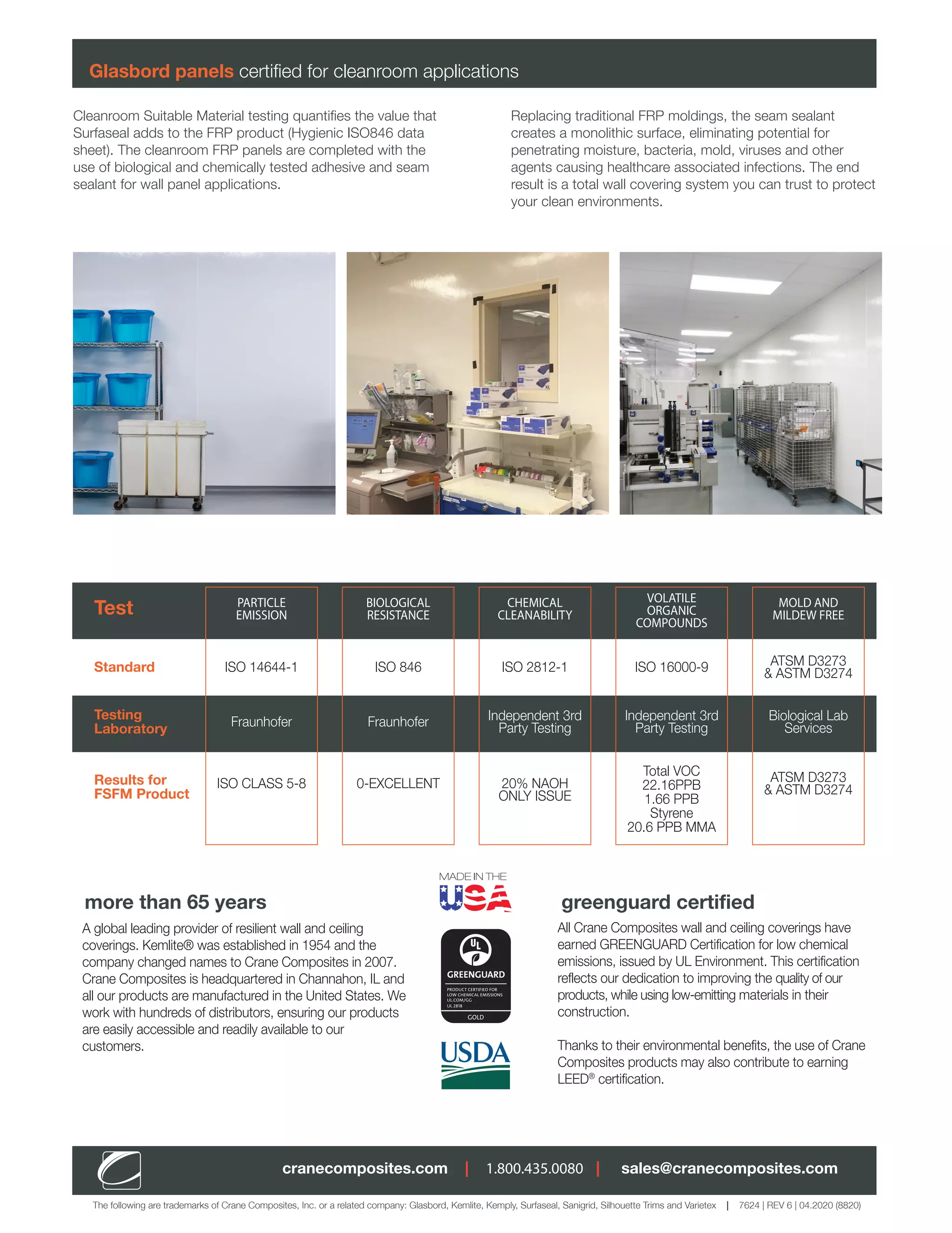 Crane composite cleanroom | PDF