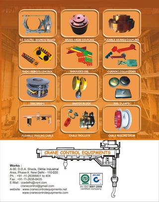 Crane Control Equipments, New Delhi, Crane Spare Parts | PDF