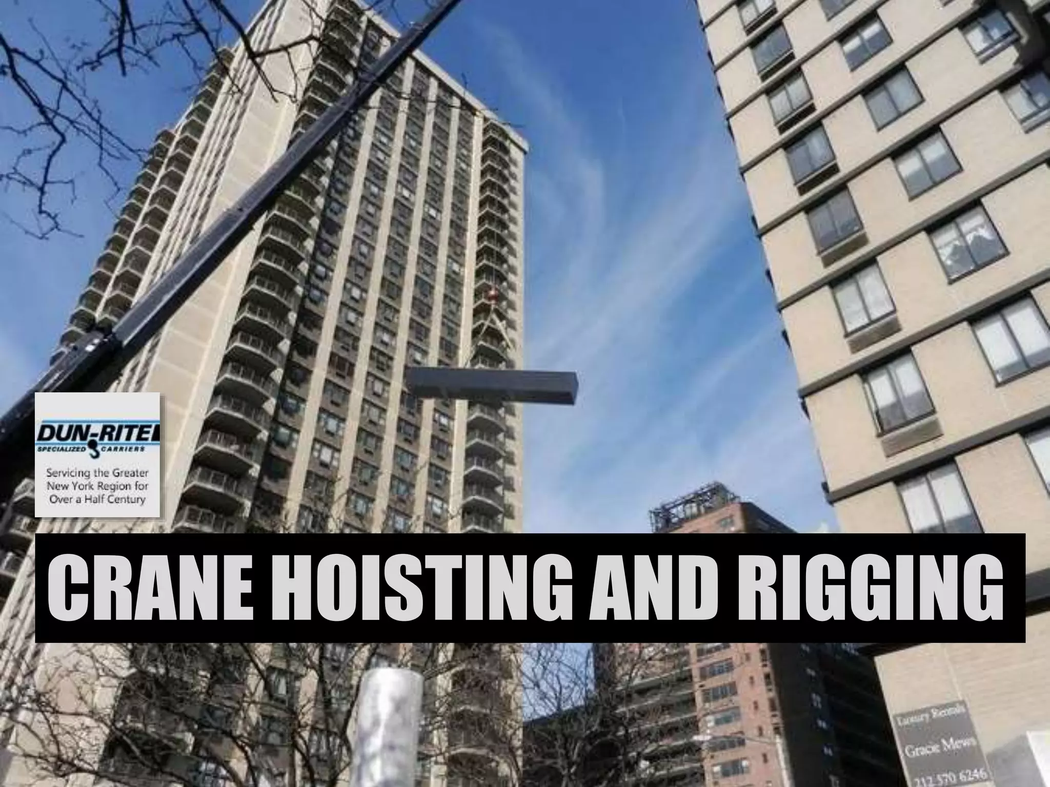 Crane Hoisting and Rigging | PPT