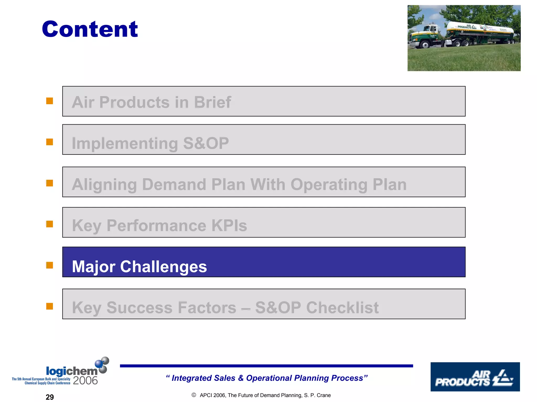 Implementing An Integrated Sales And Operations Planning Process | PPT