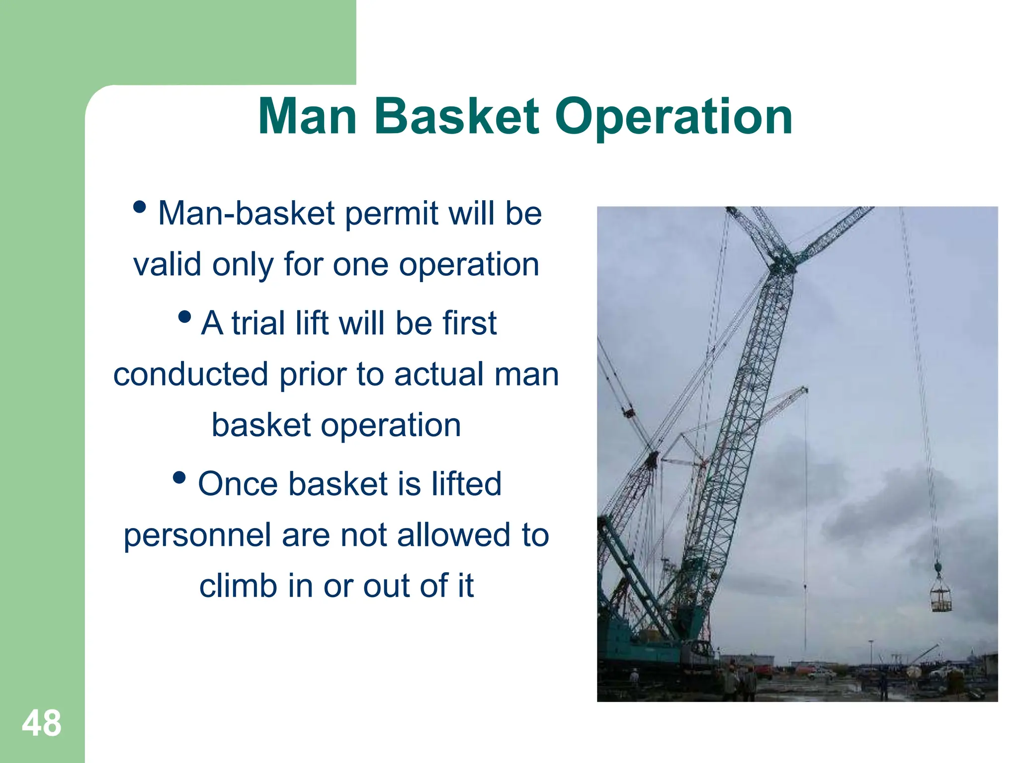 Crane & Lifting Safety.ppt Crane lifting safety useful for construction industry | PPT