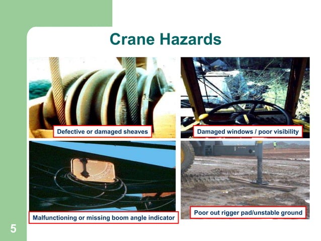 Crane & Lifting Safety.ppt Crane lifting safety useful for construction ...