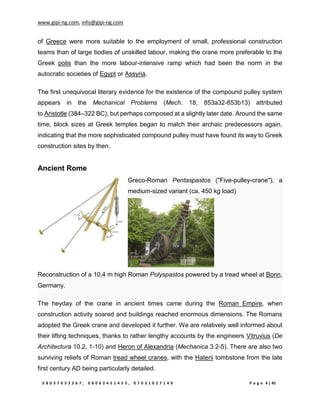 Crane Operation Manual | DOCX