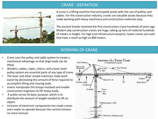 Cranes | PPTX