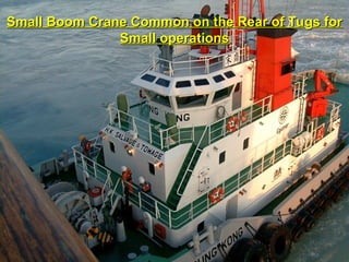 Cranes operation onboard ship marine operation | PPT