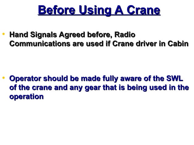 Cranes operation onboard ship marine operation | PPT