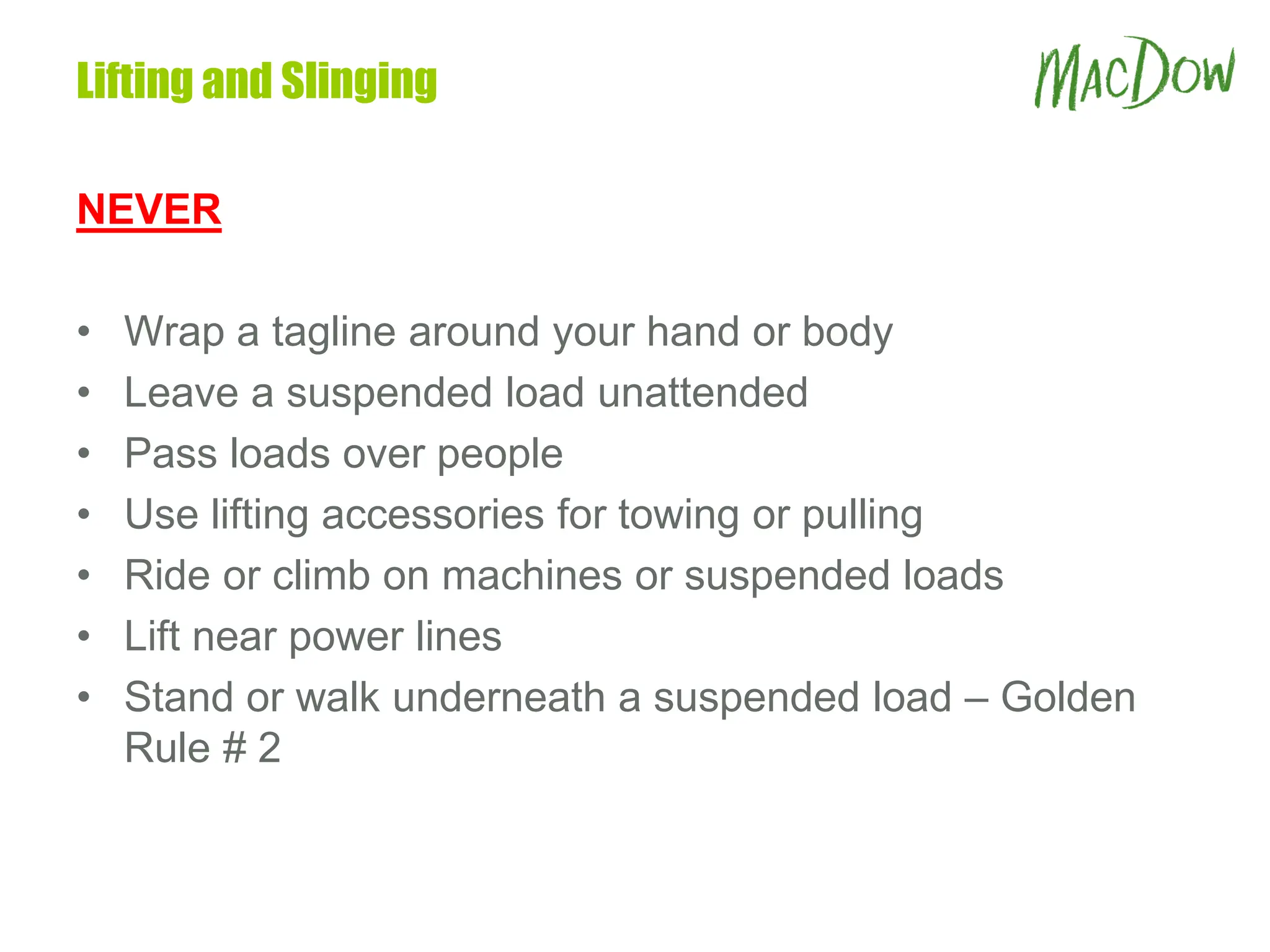 Crane Safety HAZARDS AND PRECAUTIONS TRAINING | PDF