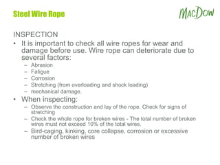 Crane Safety HAZARDS AND PRECAUTIONS TRAINING | PDF