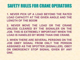 Crane safety technical | PPT