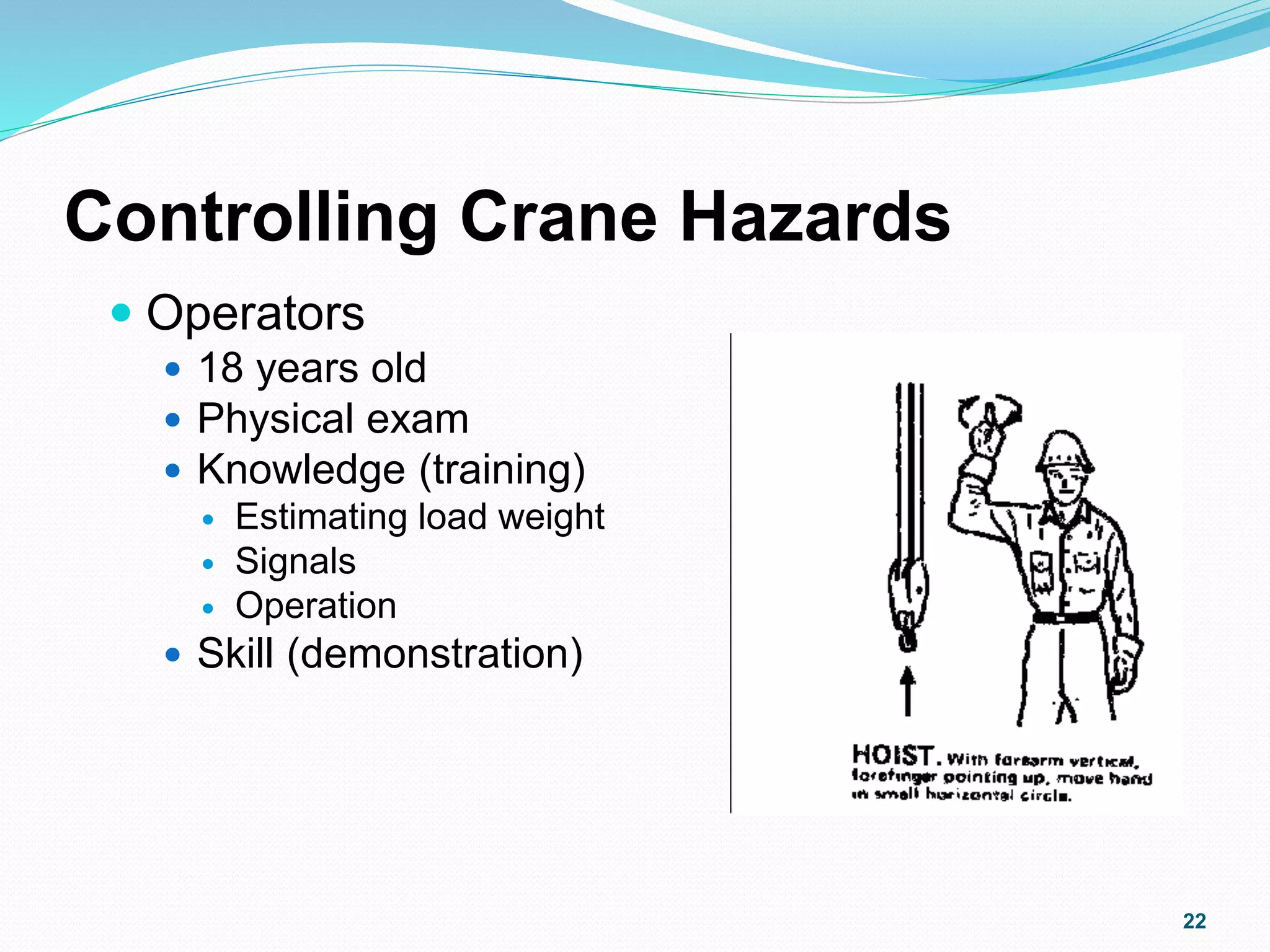 Cranes and Hoist Safety | PPT