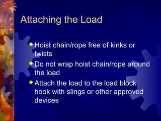 Cranes and Rigging | PPT