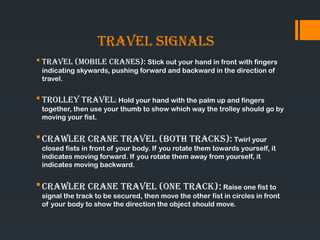 CRANE SIGNAL, LOAD CHART, CHECKLIST.pptx