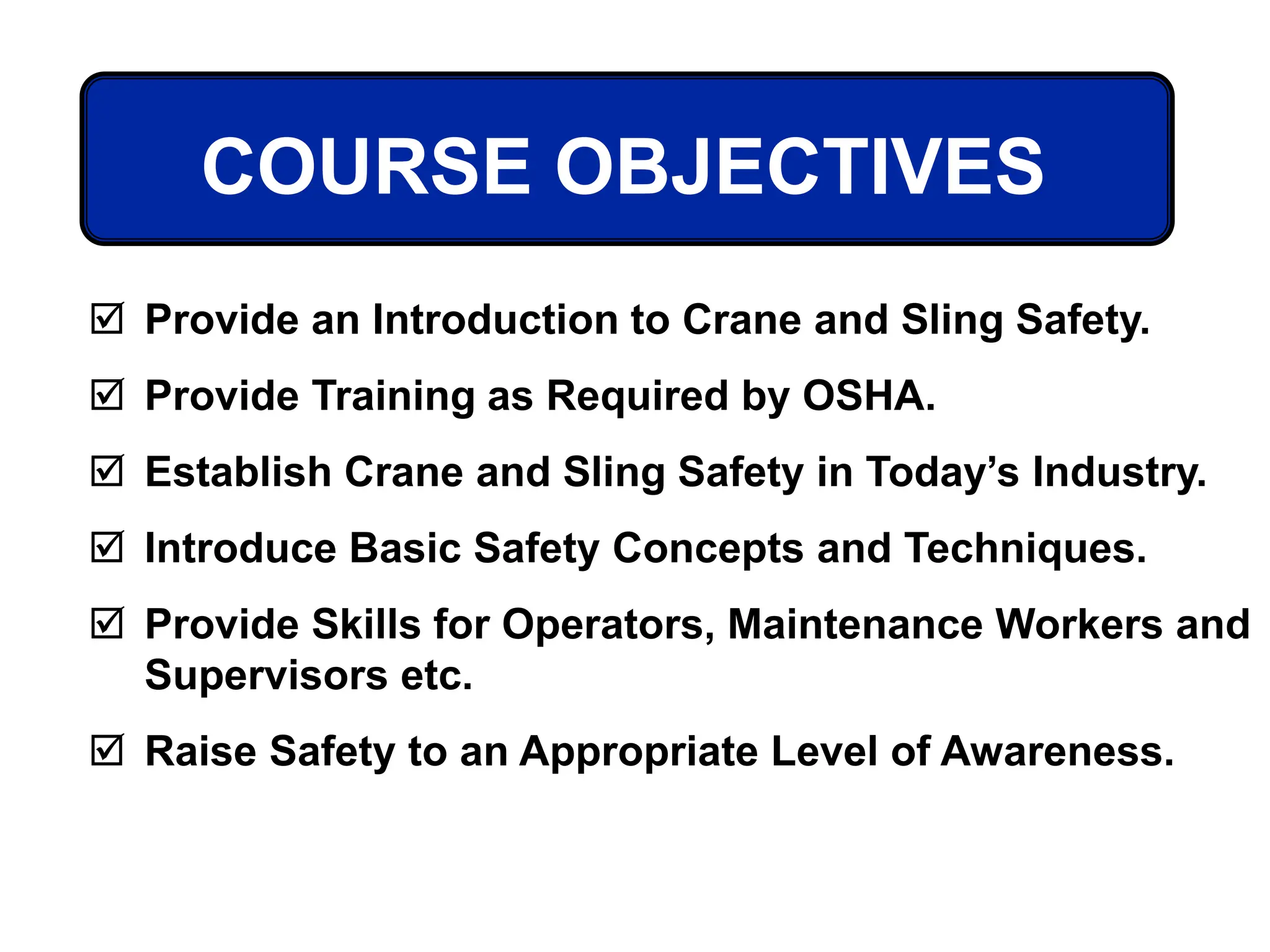 Crane and lifting safety presentation ppt | PPT