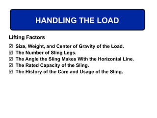 Crane and lifting safety presentation ppt | PPT
