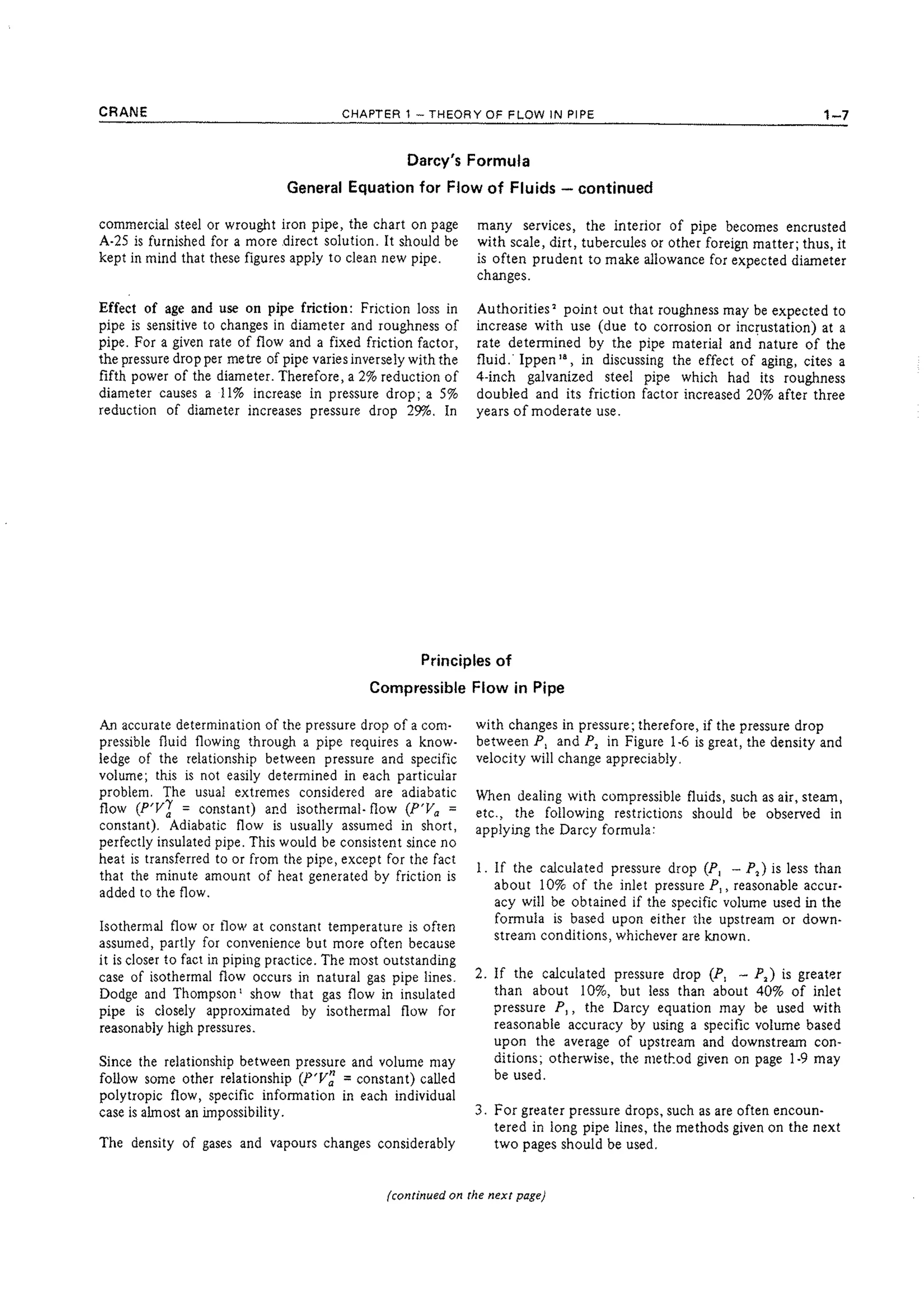 Crane tp 410 flow of fluids | PDF