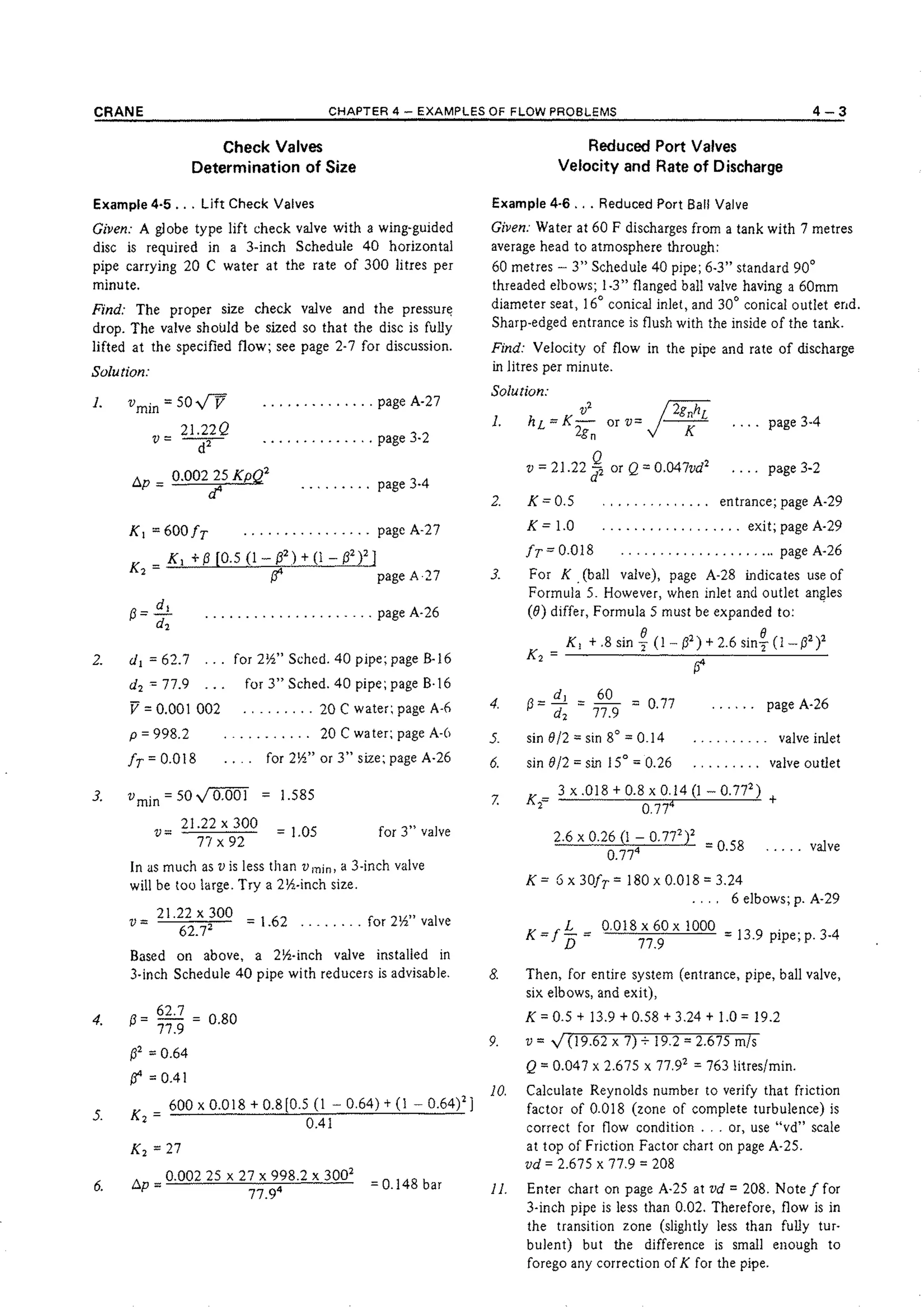 Crane tp 410 flow of fluids | PDF