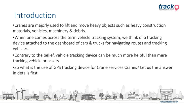 Crane tracking system | PPT