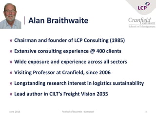 Trucks and their Drivers are not digital - Alan Braithwaite, Cranfield ...