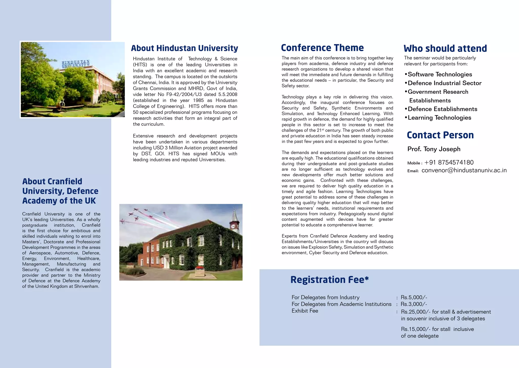 Cranfield Brochure And Programme 31 Oct2011 | PDF