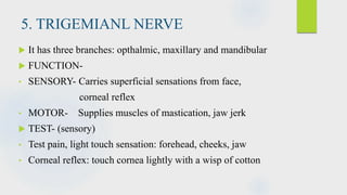 Cranial nerve-examination.ppt