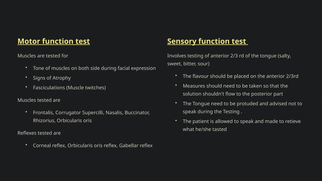 Cranial Nerve Examination : A Comprehensive Guide | PPTX | Ear, Nose ...