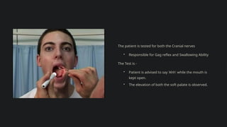 Cranial Nerve Examination : A Comprehensive Guide | PPTX