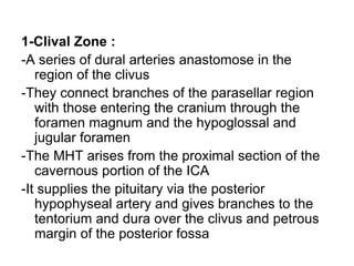 Cranial anastomoses and dangerous vascular connections | PPT