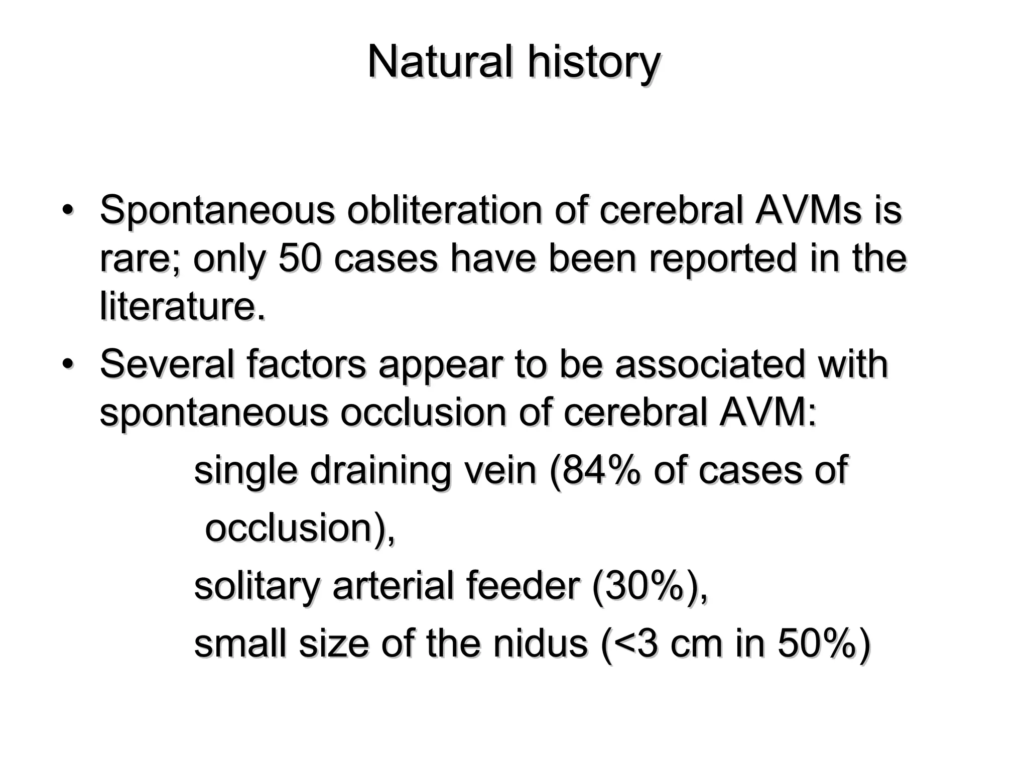Cerebral AVM | PDF