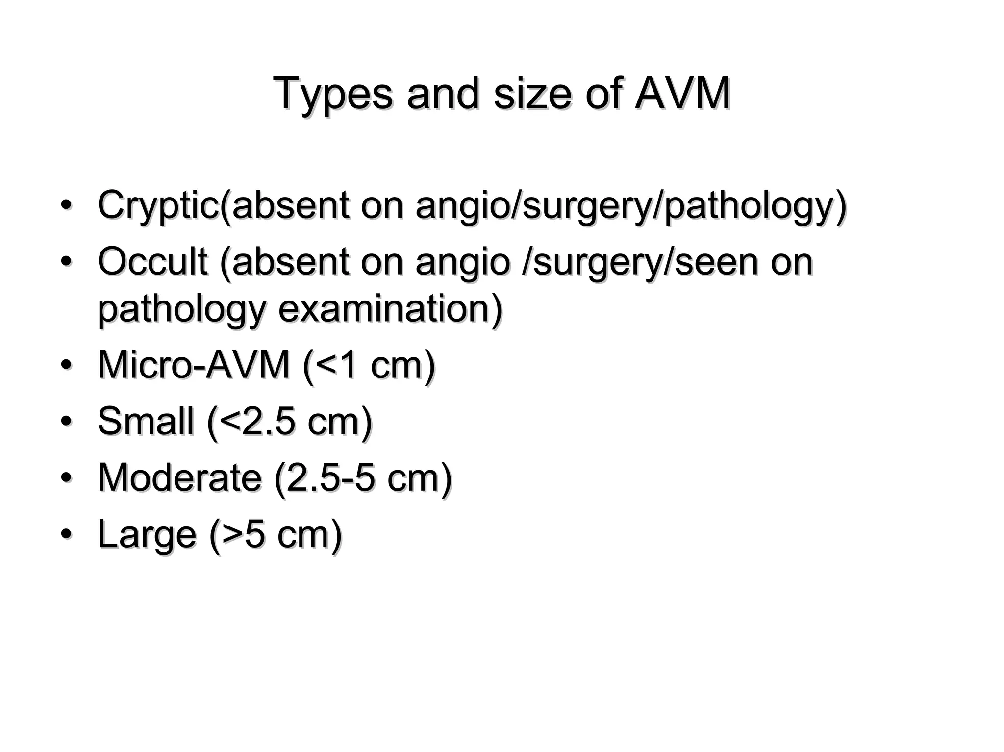 Cerebral AVM | PDF | Blood Disorders | Diseases and Conditions