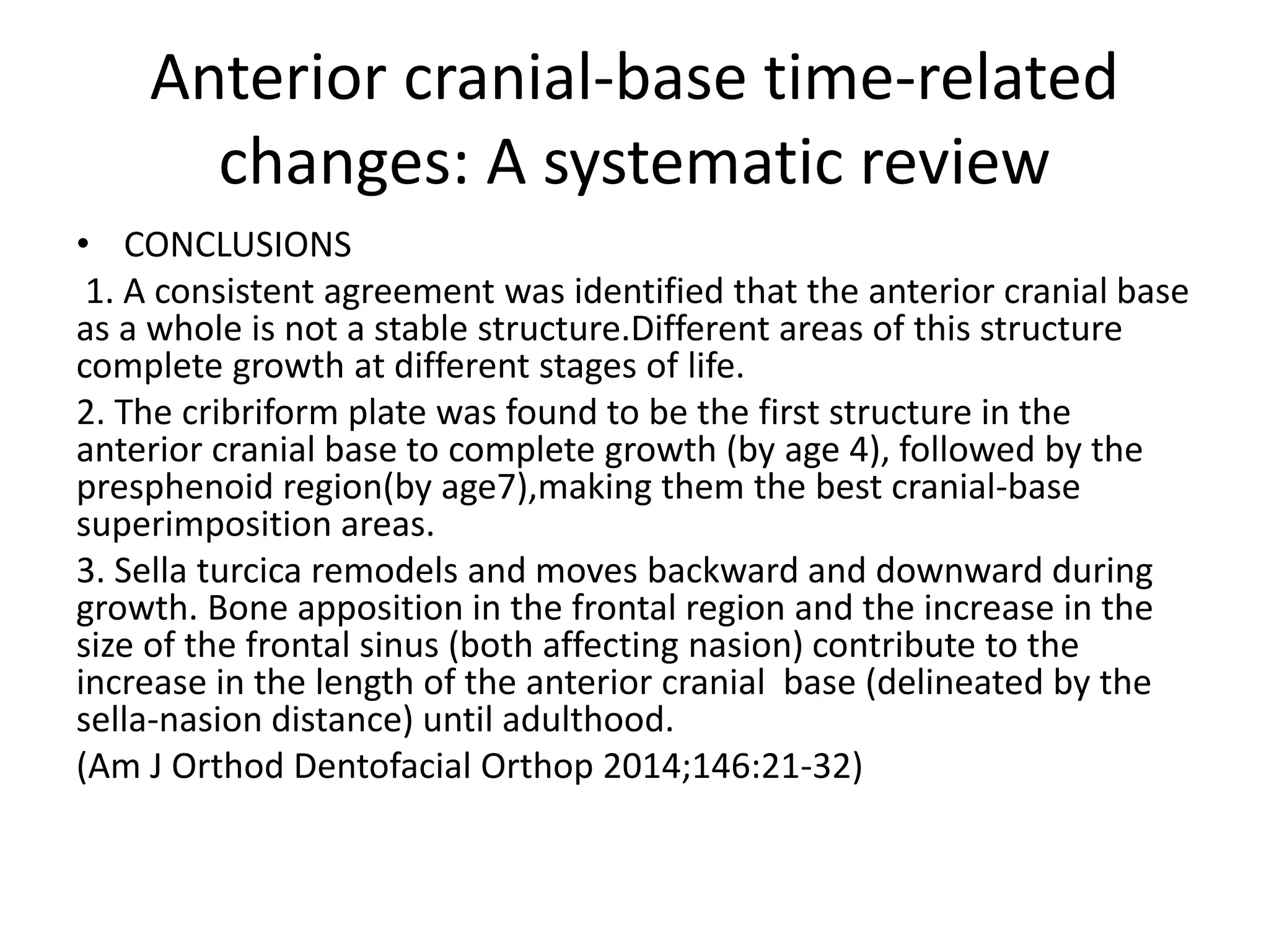 Cranial base angle in relation to malocclusion | PPTX