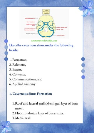 Cranial Cavity Sigmoid Sinus Cranial cavity ppt .pdf