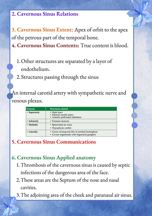 Cranial Cavity Sigmoid Sinus Cranial cavity ppt .pdf