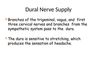 Cranial cavity Meninges and the dural sinuses.pptx