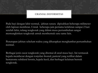 Cranial Deformitas | PPT