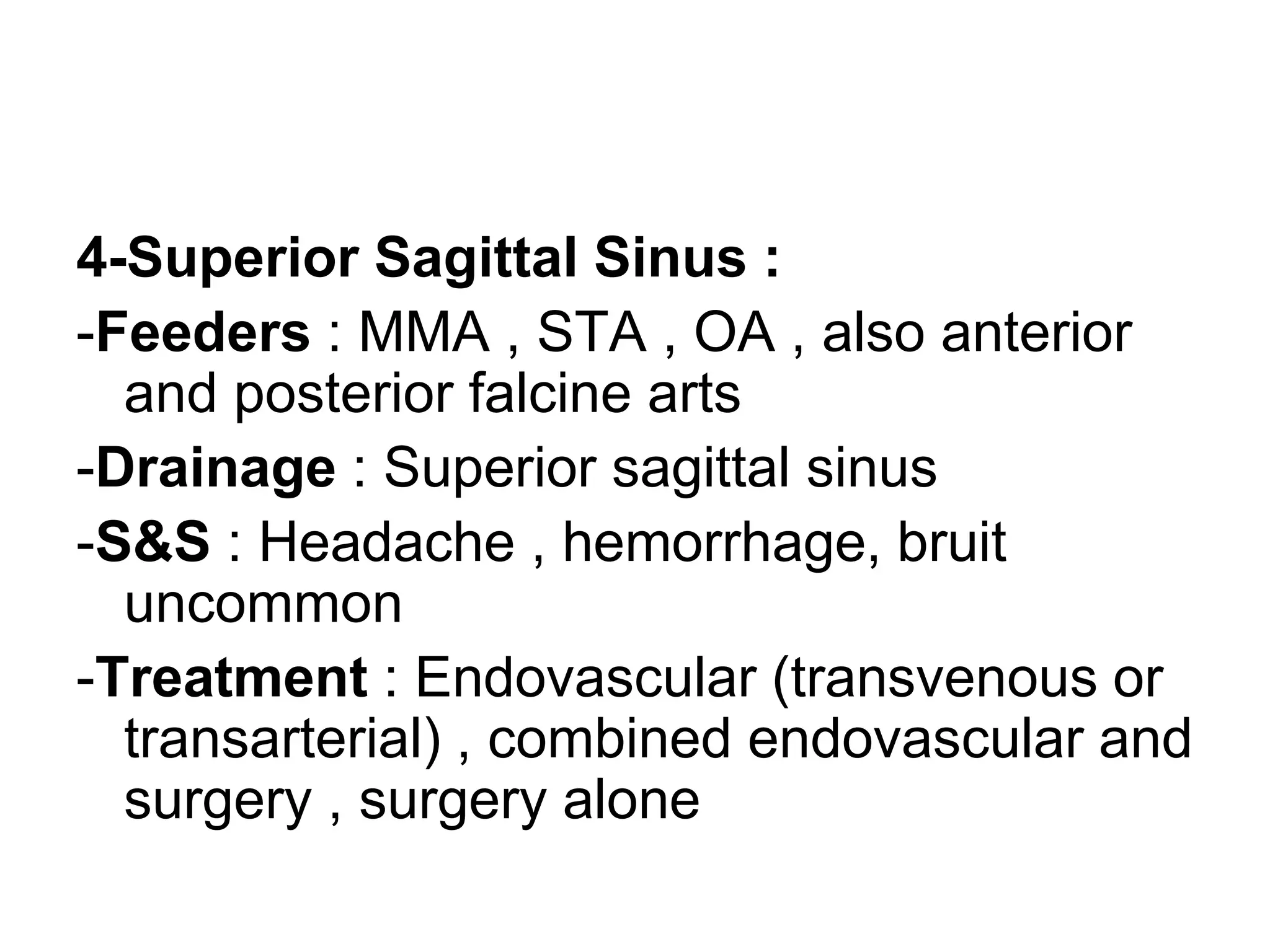 Cranial dural arteriovenous fistulas | PPT