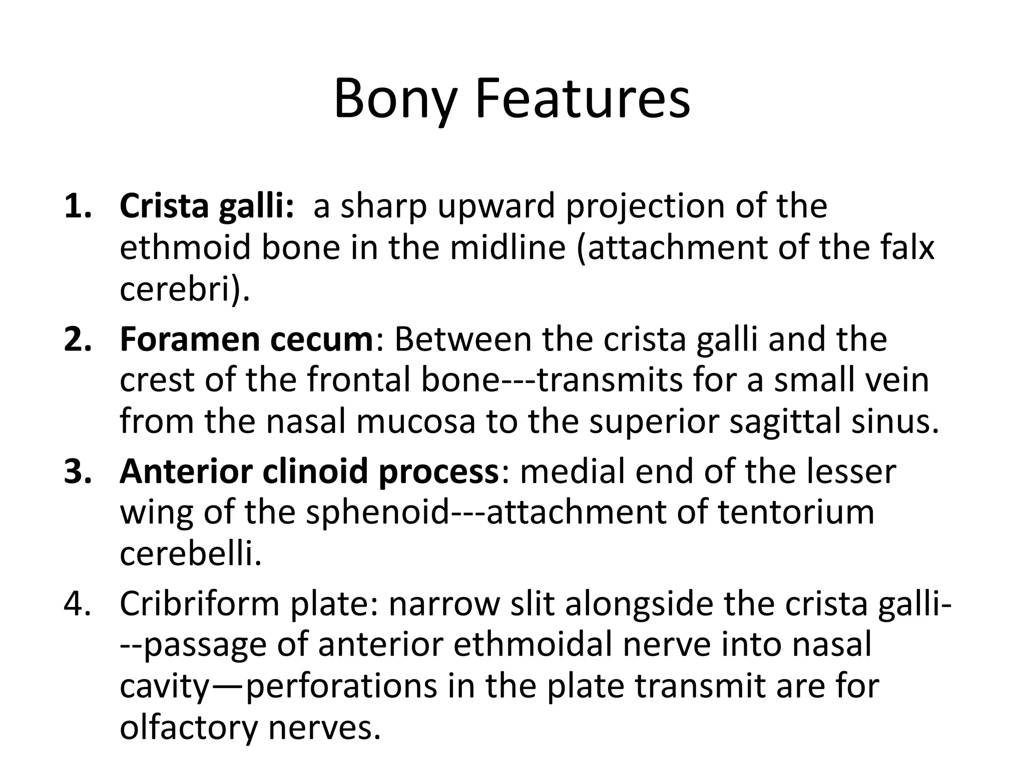 Cranial fossae in base of the human skull | PDF