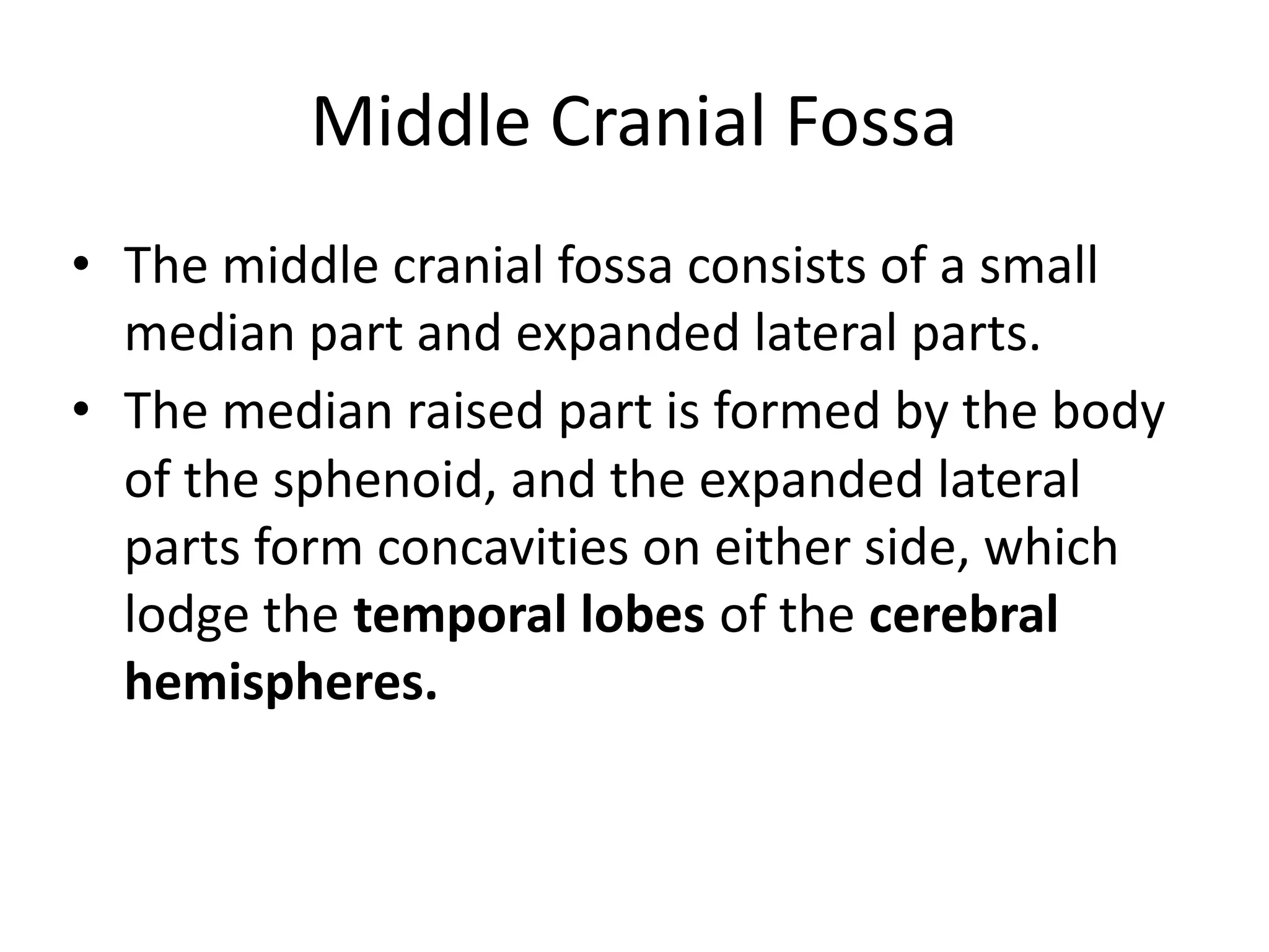Cranial fossae in base of the human skull | PDF