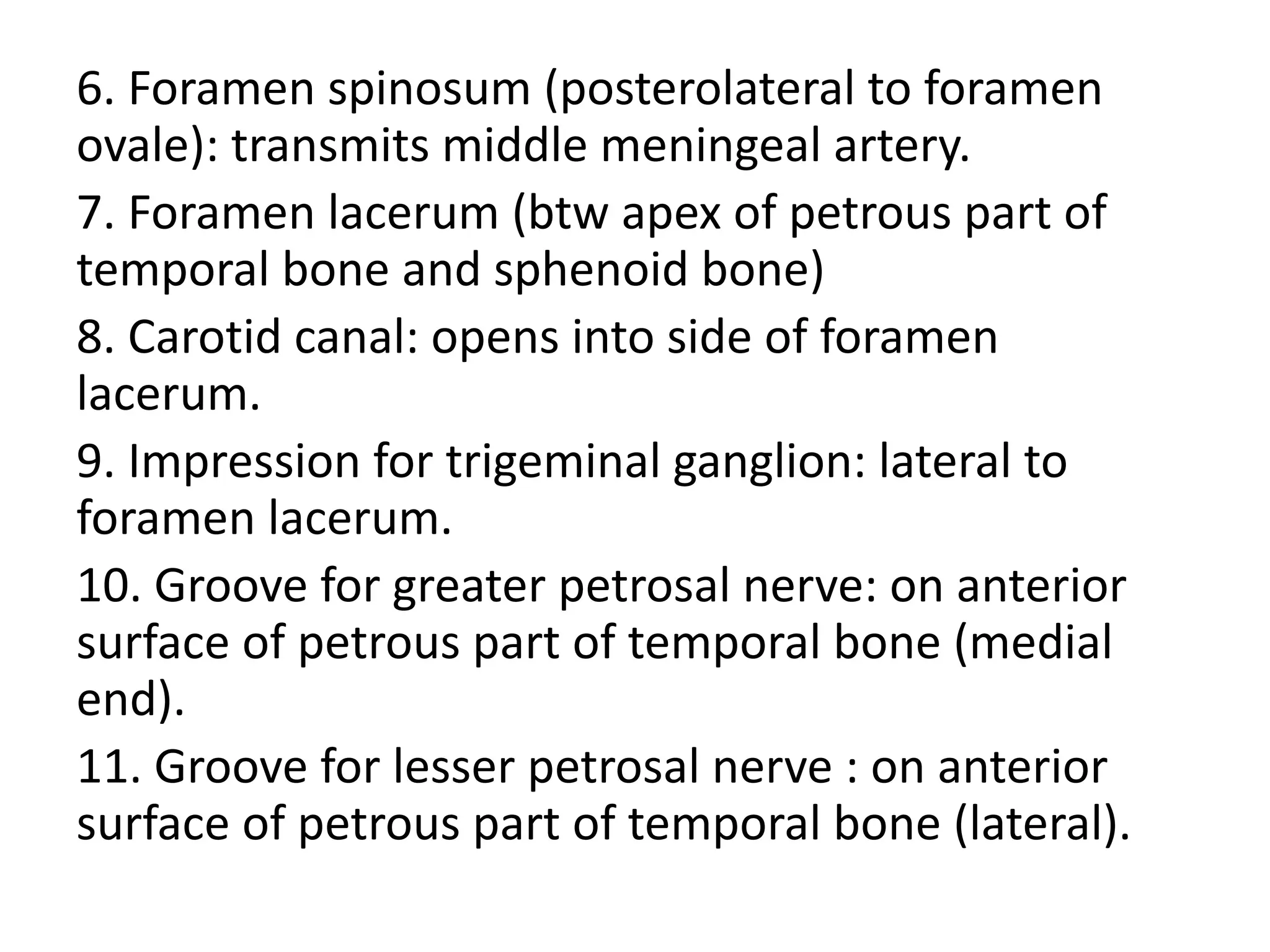 Cranial fossae in base of the human skull | PDF