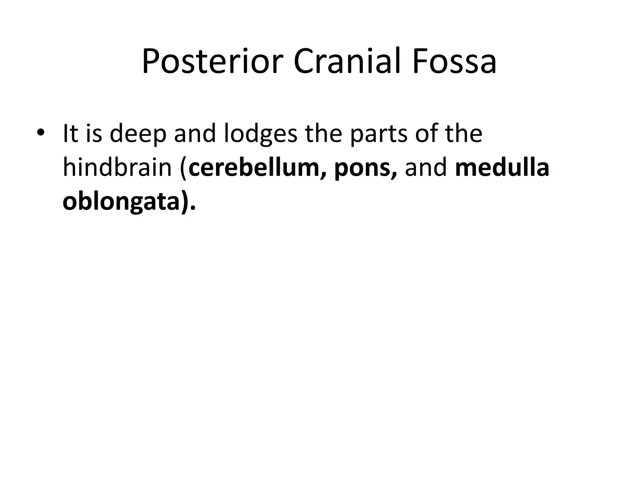 Cranial fossae in base of the human skull | PDF
