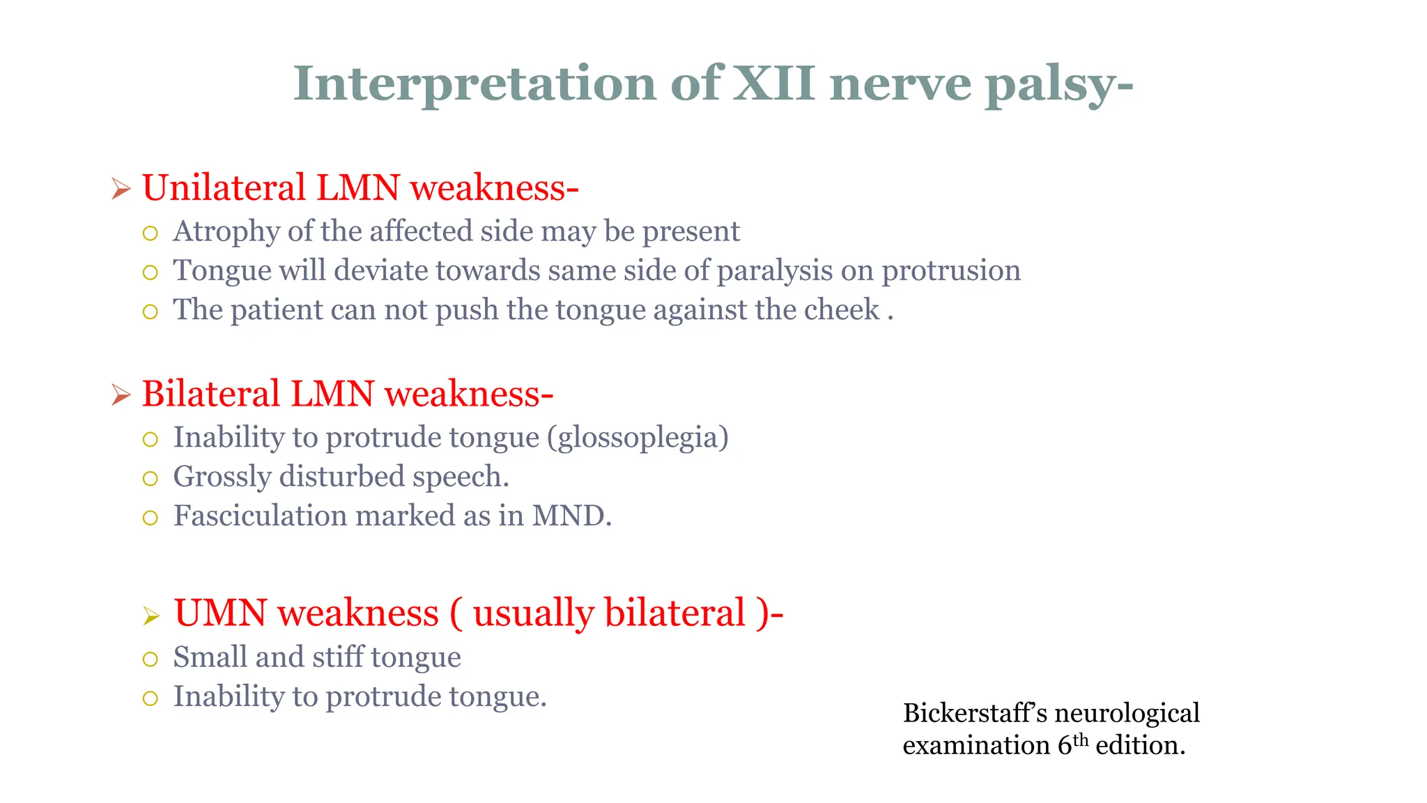 Cranial Nerve Clinical Examination IX TO XII | PPTX