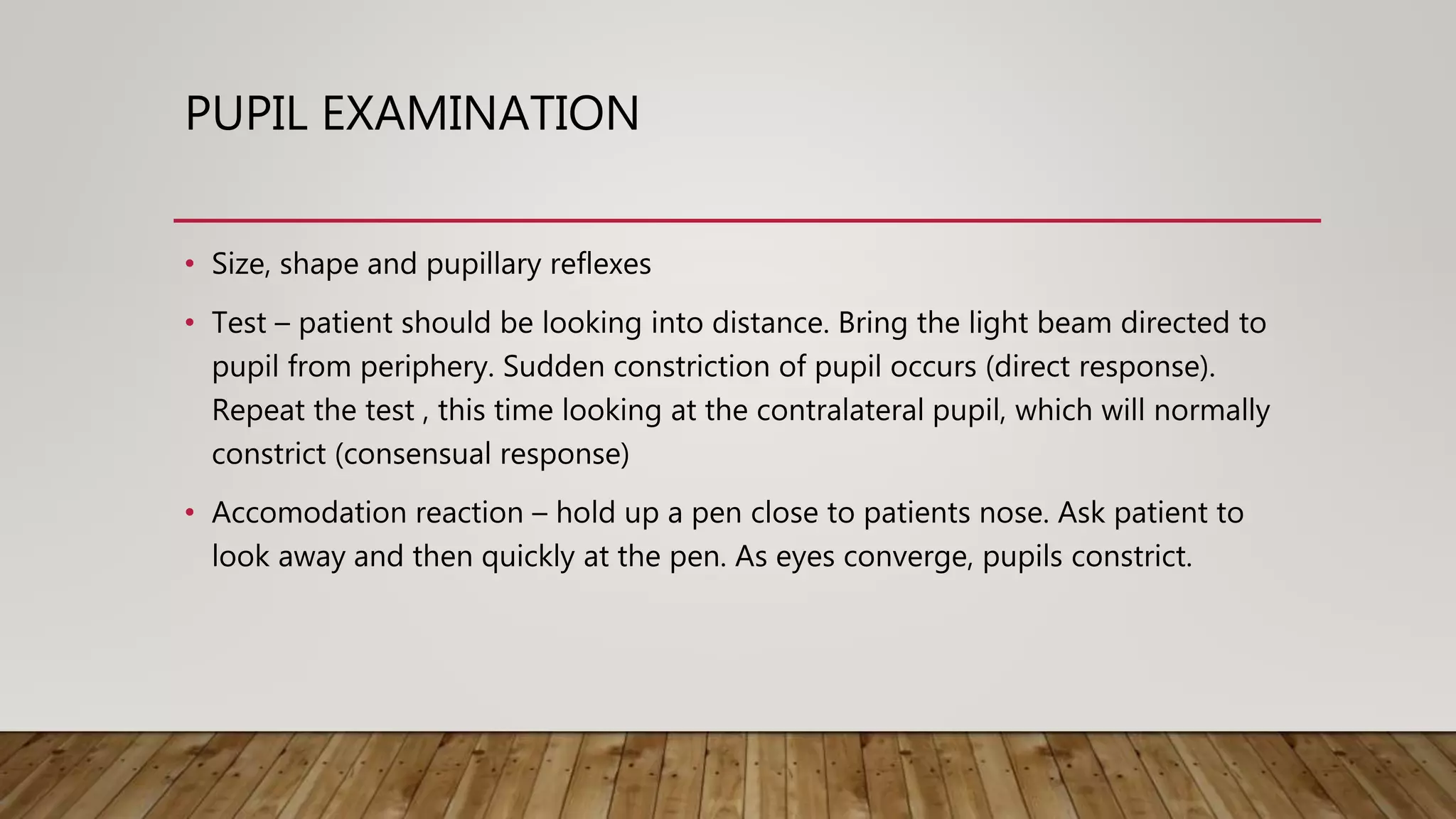 Examination of Cranial nerves - Pediatrics | PPTX