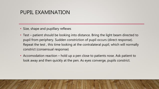 Examination of Cranial nerves - Pediatrics | PPTX