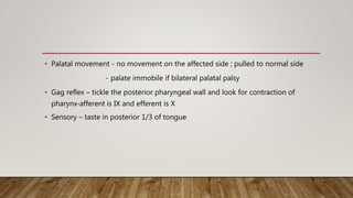 Examination of Cranial nerves - Pediatrics | PPTX