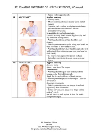 Anatomy and physiology of CRANIAL NERVE AND THE EXAMINATION.pdf