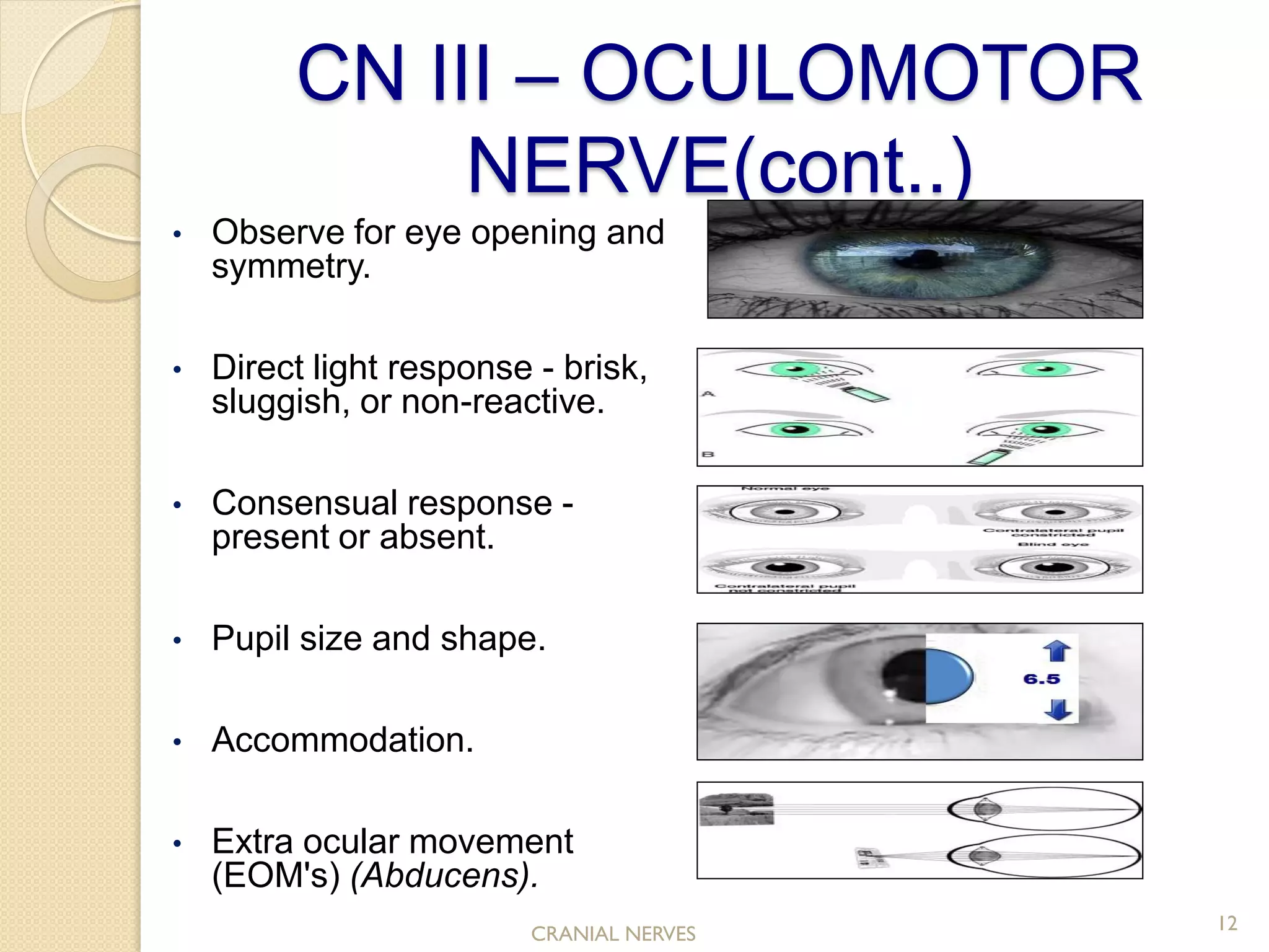 Cranial nerve assessment..Simple and Easy to perform for medics and ...